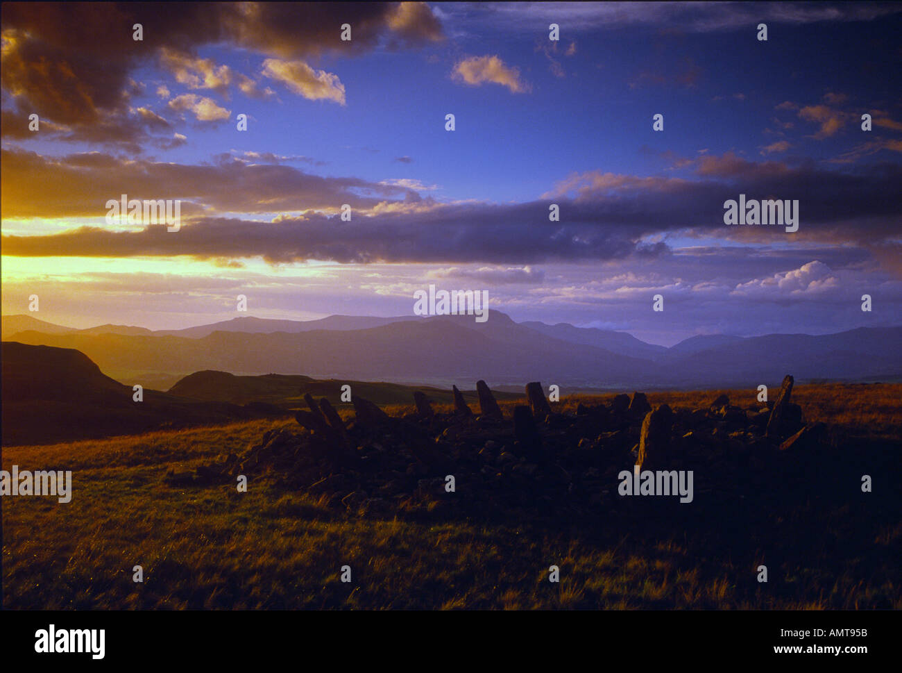 Bryn Cader Faner Stone Circle The Rhinogs Snowdonia North West Wales ...