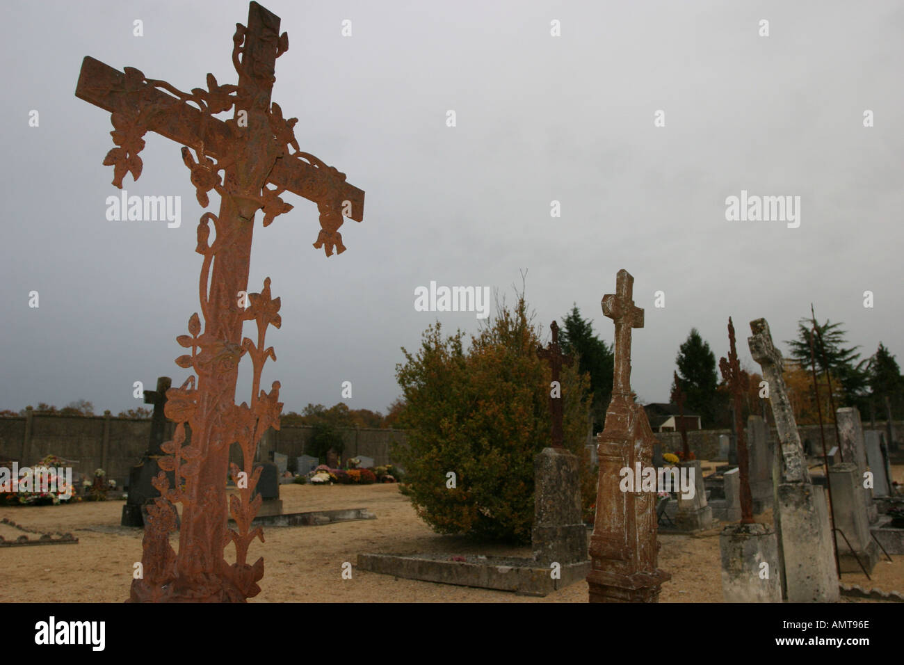 French cemetery Stock Photo - Alamy