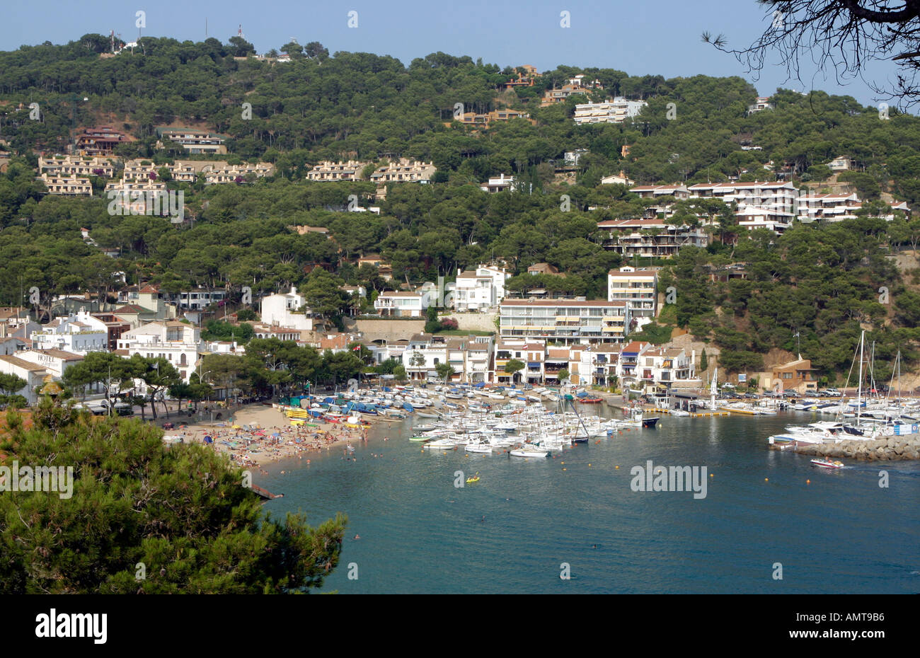 Resort of Llafranc on the Costa Brava, Spain Stock Photo - Alamy