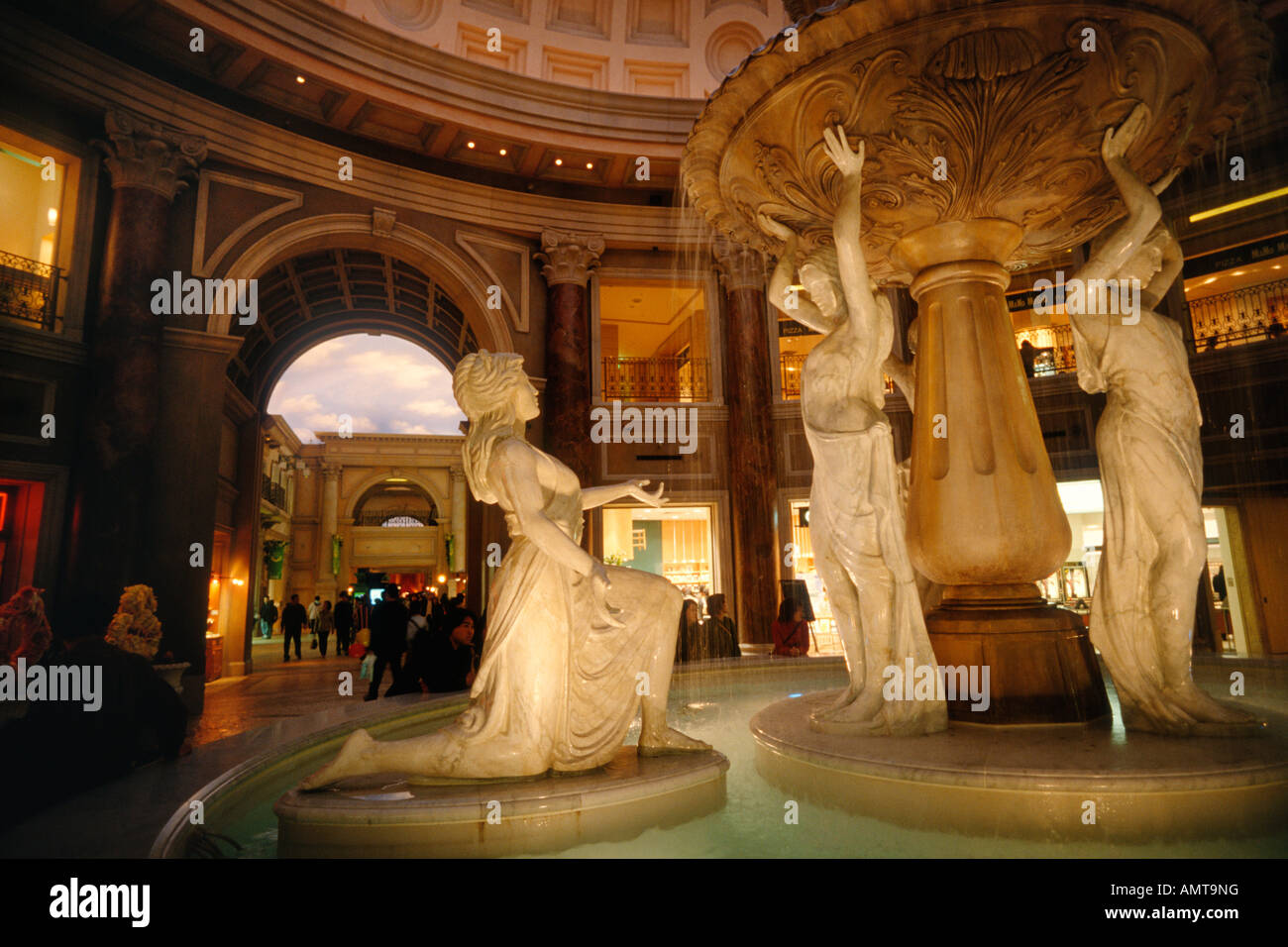 Tokyo Japan The Italian styled Venus Fort shopping Mall in Odaiba Stock ...