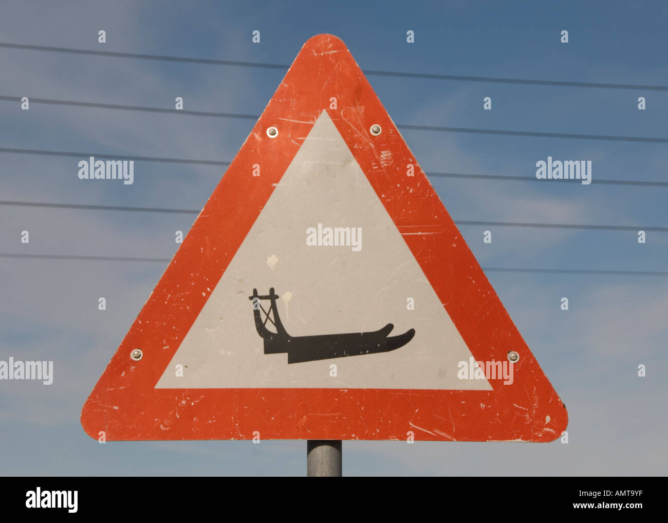 Ilulissat Jakobshavn Signpost Greenland Denmark Stock Photo - Alamy