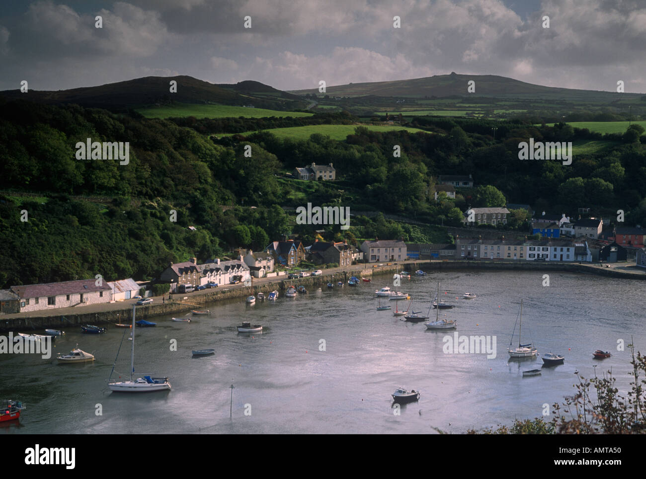 Lower Fishguard Harbour Pembrokeshire West Wales Stock Photo - Alamy