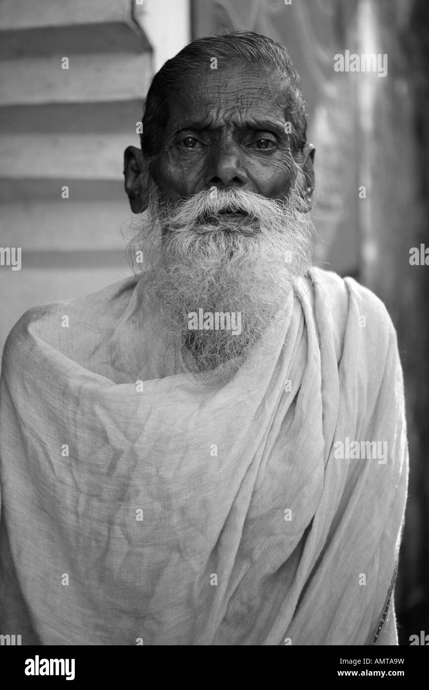 Jain priest at Khandagiri and Udayagiri, Caves near Bhubaneswar, Orissa ...