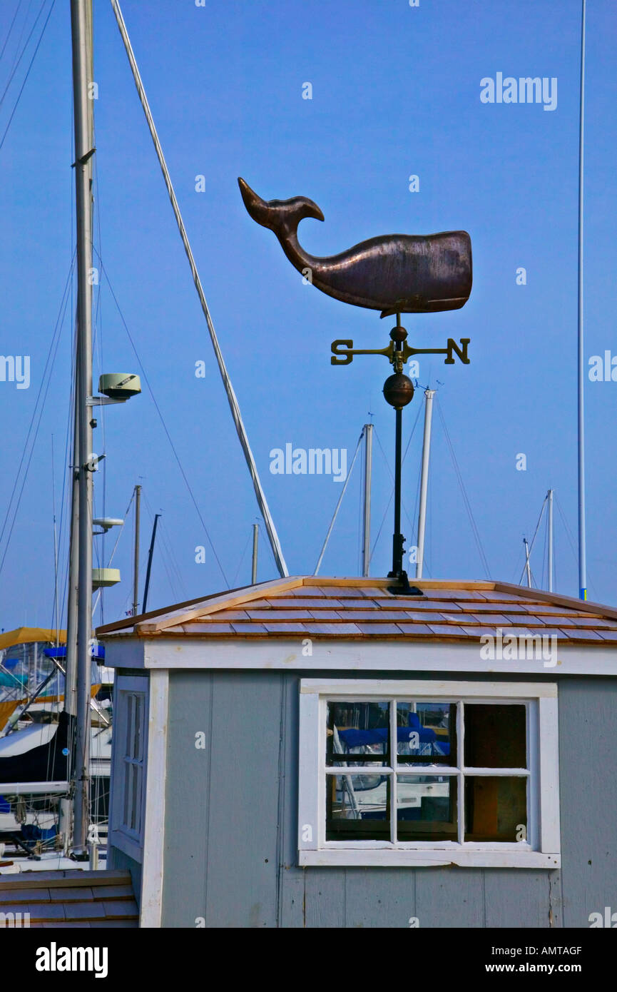 Whale weather vane Prince Edward Island Canada Stock Photo - Alamy