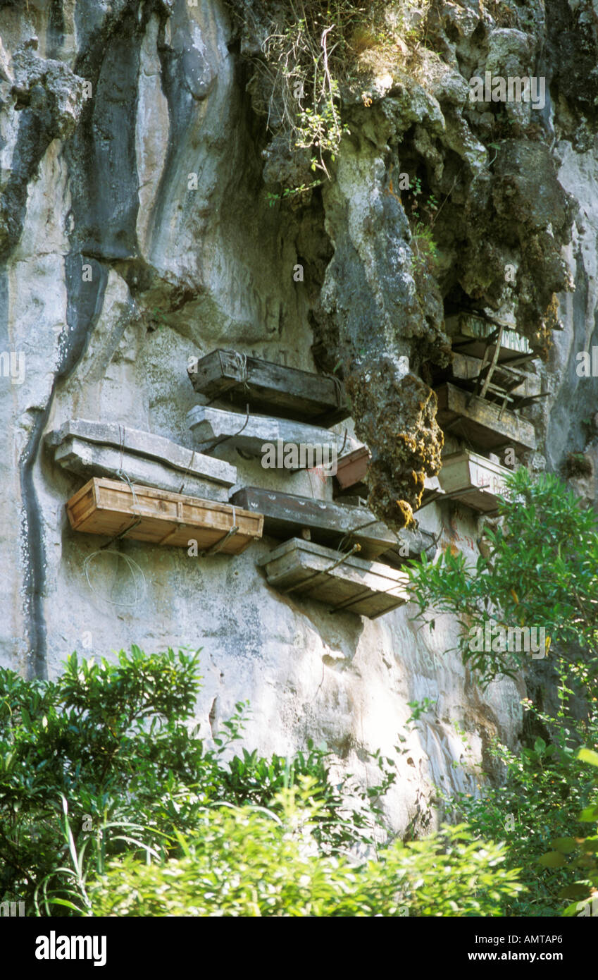 Philippines Sagada Hanging Coffins Stock Photo - Alamy