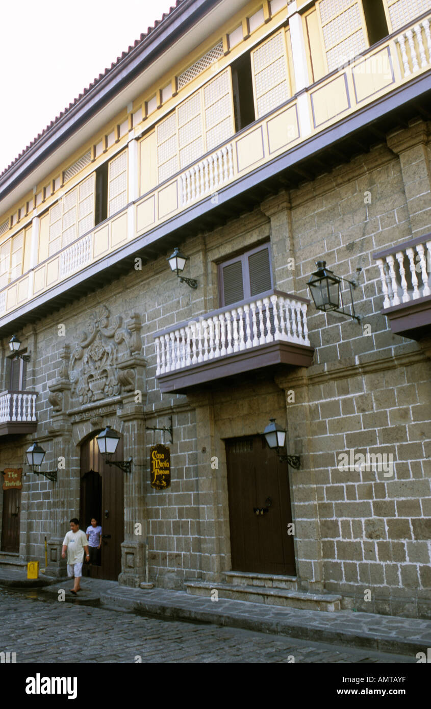 Philippines Casa Manila Intramuros Stock Photo - Alamy