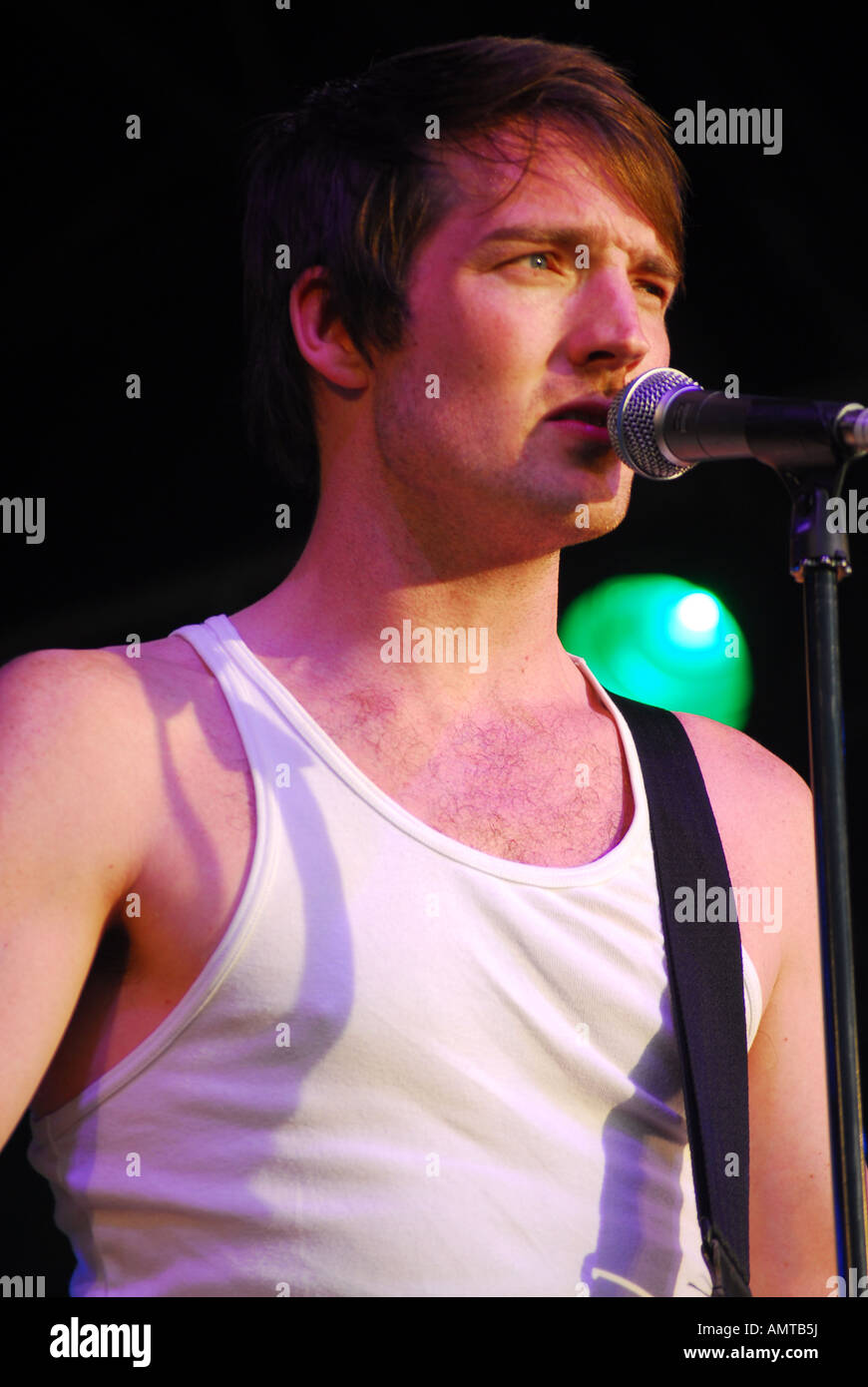 Singer and guitarist Dan Gillespie Sells, bassist Richard Jones ...