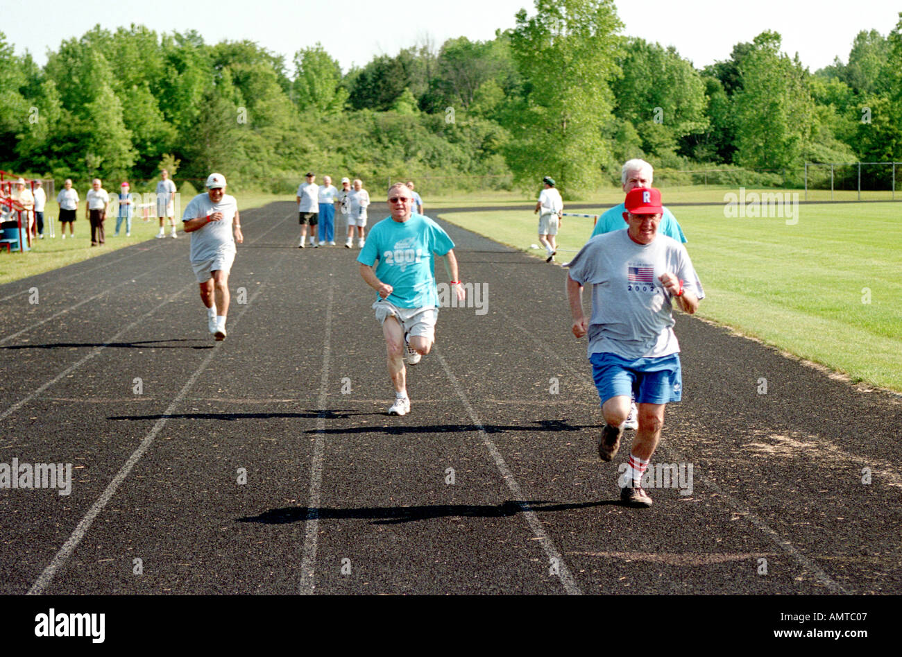 Senior citizens participate in senior Olympic sporting games St Clair ...