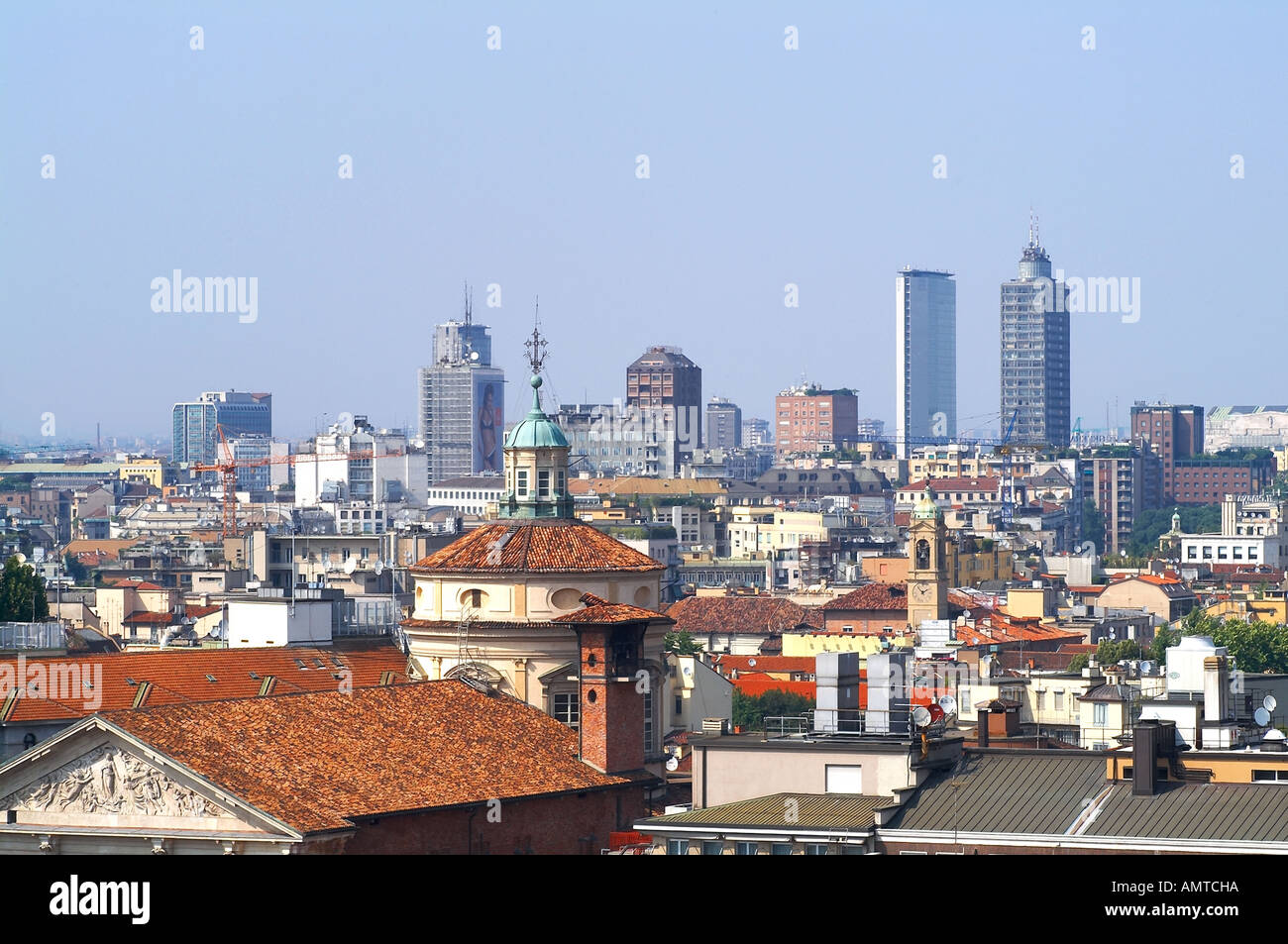 View of Milan from the Rooftop of the Duomo Stock Photo - Alamy