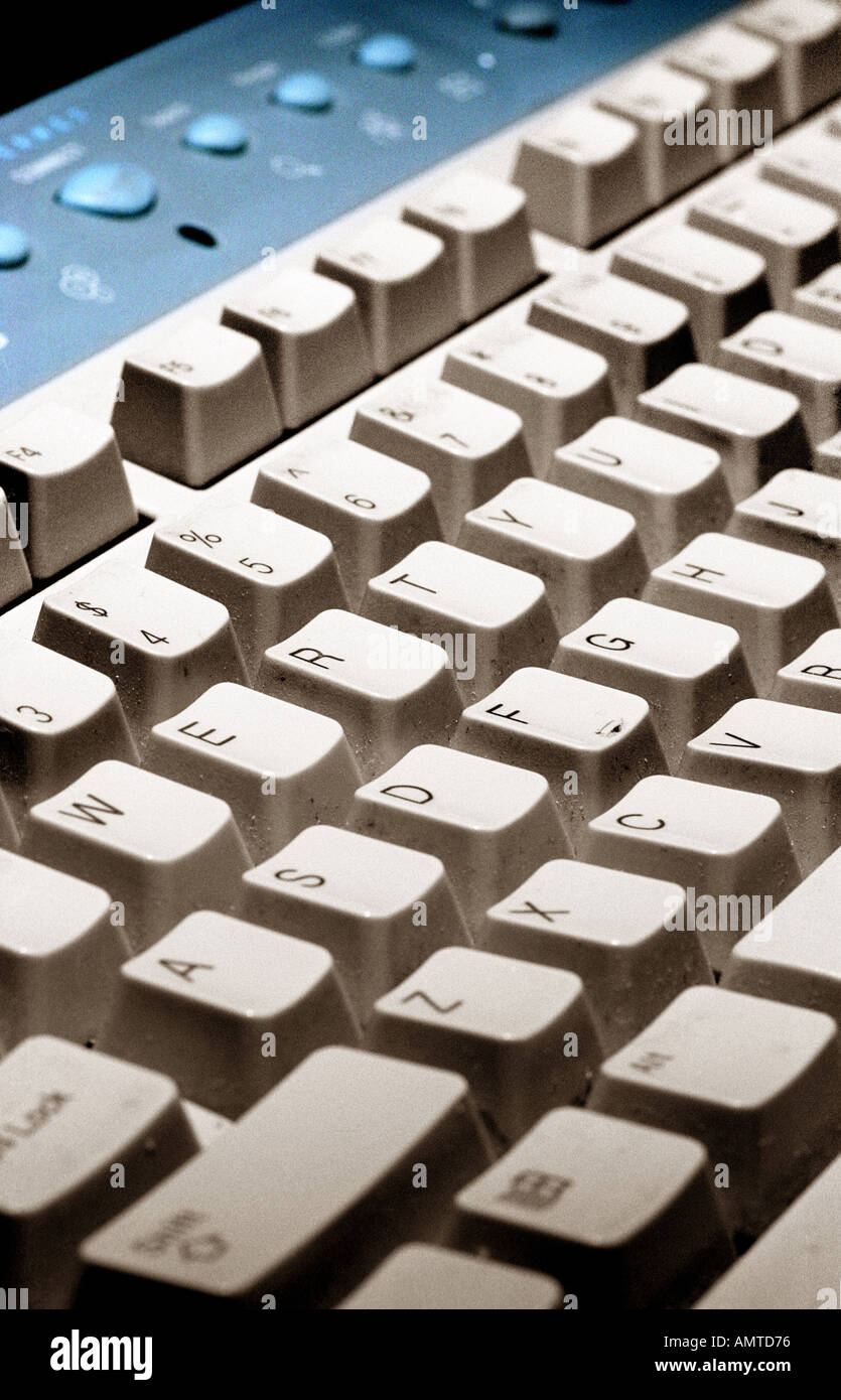 Keyboard with letters a hi-res stock photography and images - Alamy