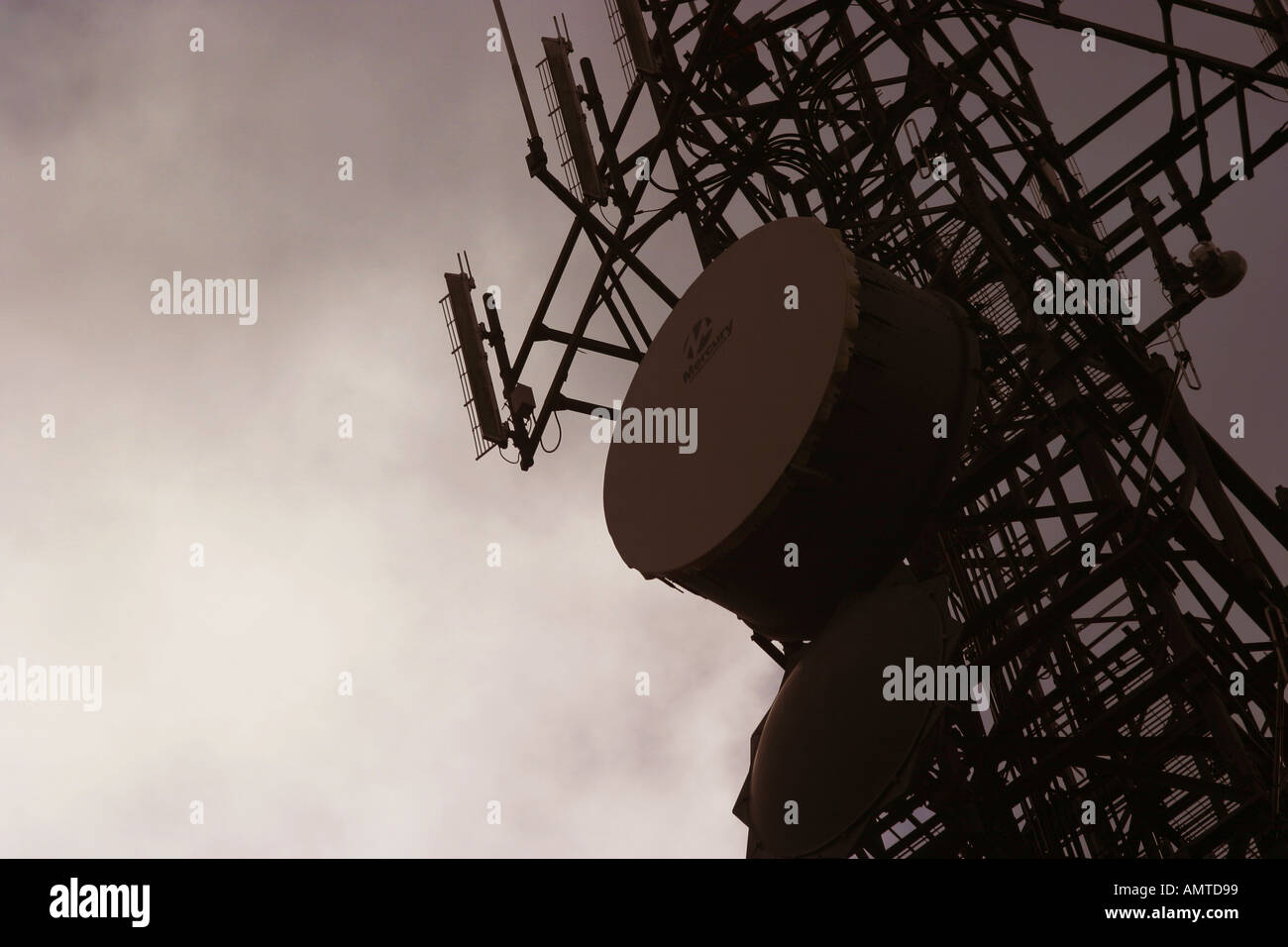 Mobile phone mast tower communication 3G 4G Stock Photo - Alamy