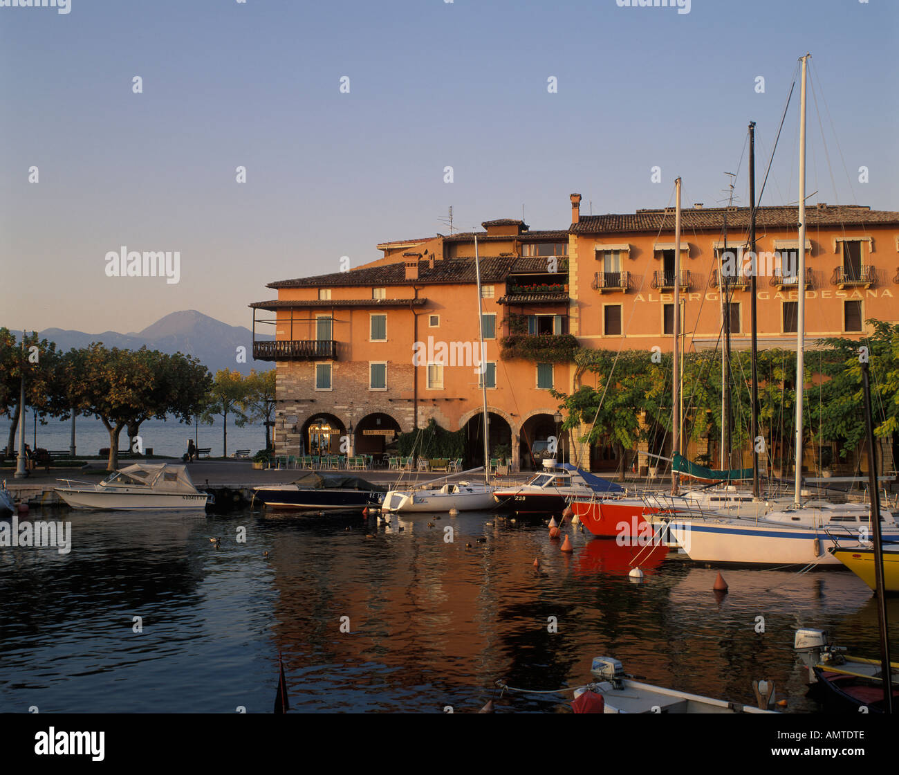 Torri de Benaco Lake Garda Lago di Garda Veneto Italy Italia harbor ...