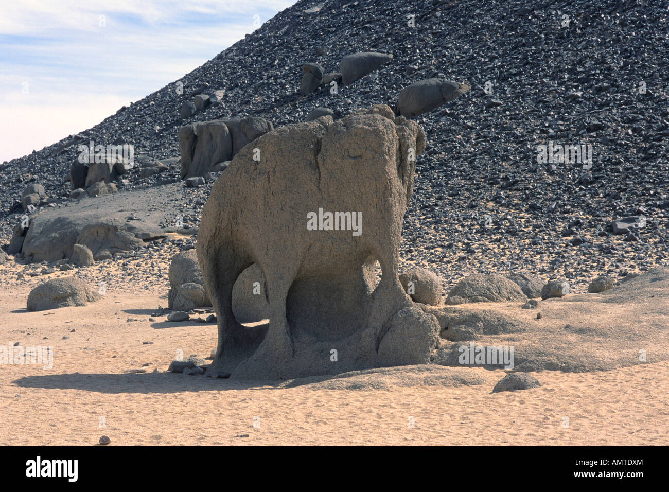 Natural rock formation in the shape of an elephant Stock Photo - Alamy
