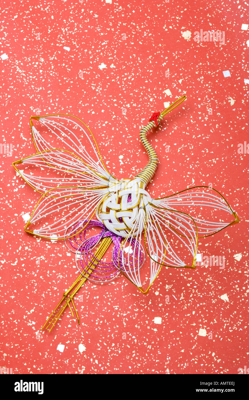 Ceremonial paper strings Stock Photo - Alamy