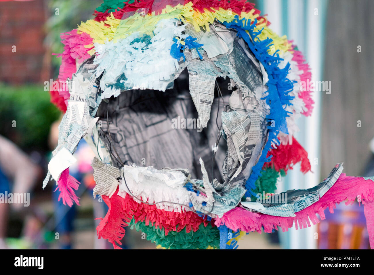 A broken pinata Stock Photo - Alamy