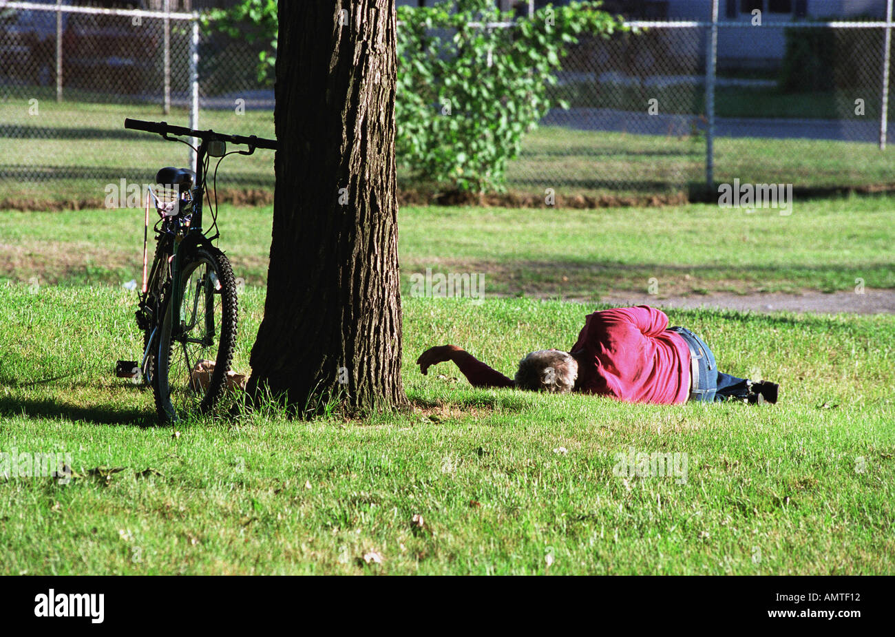 Nap under the tree hi-res stock photography and images - Alamy