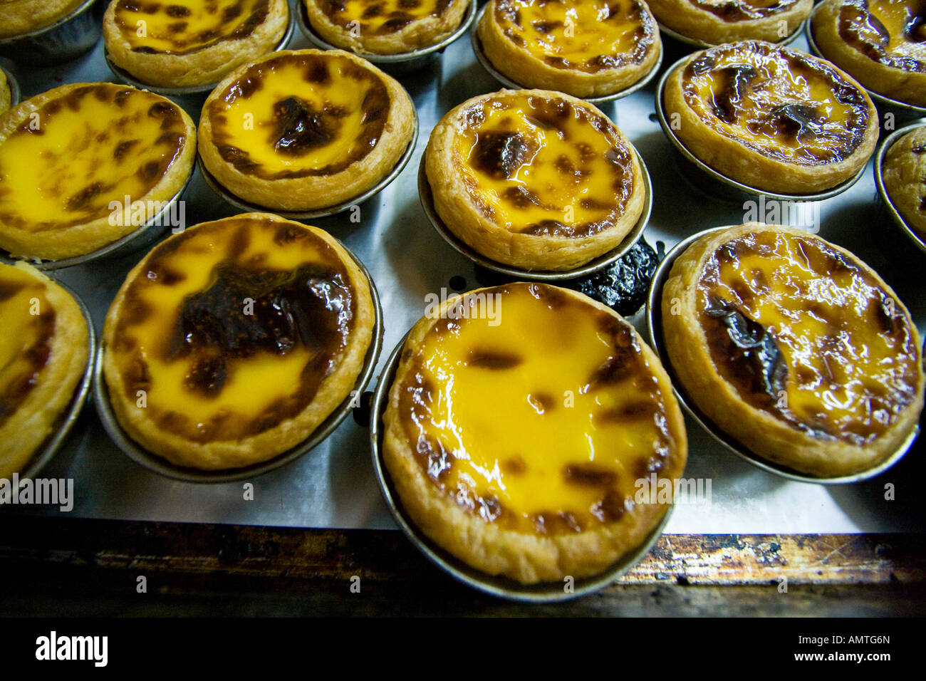 Egg Tarts at the Famous Lord Stows Bakery Coloane Macau Stock Photo - Alamy