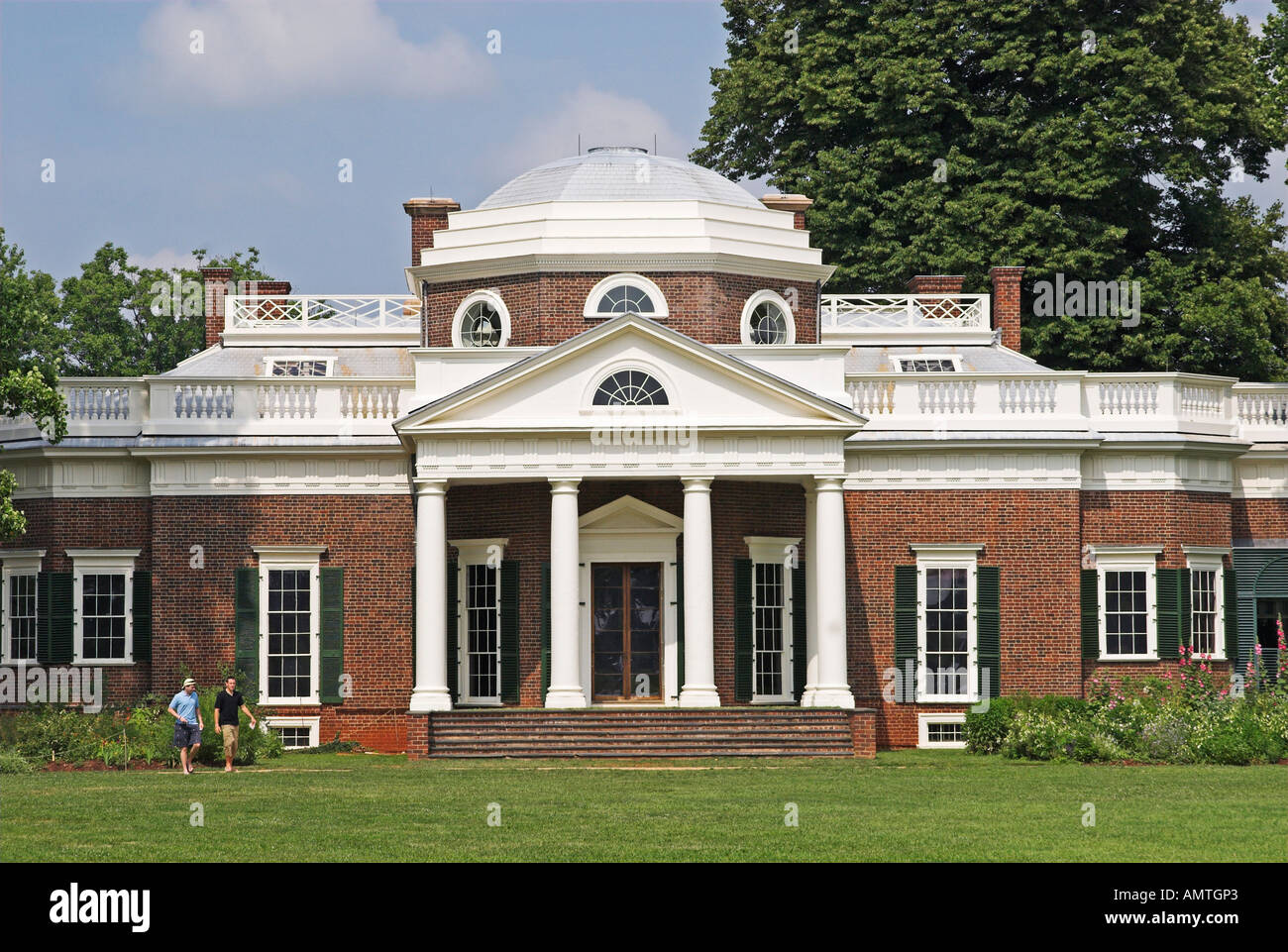 Monticello, Residence of President Thomas Jefferson, Charlotteville ...