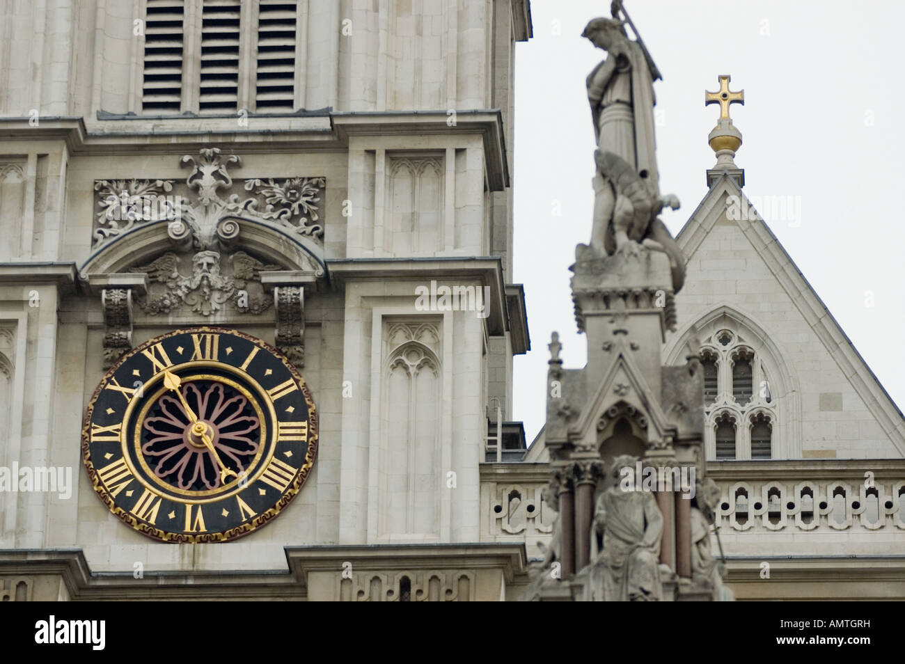 Westminster Abbey close up London Stock Photo - Alamy