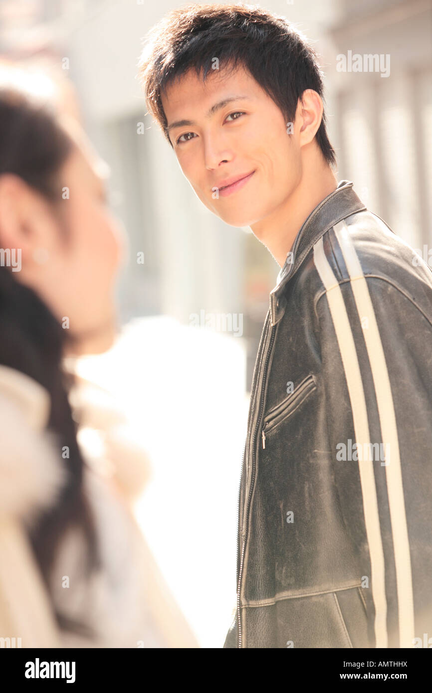 Portrait of Japanese young man Stock Photo - Alamy