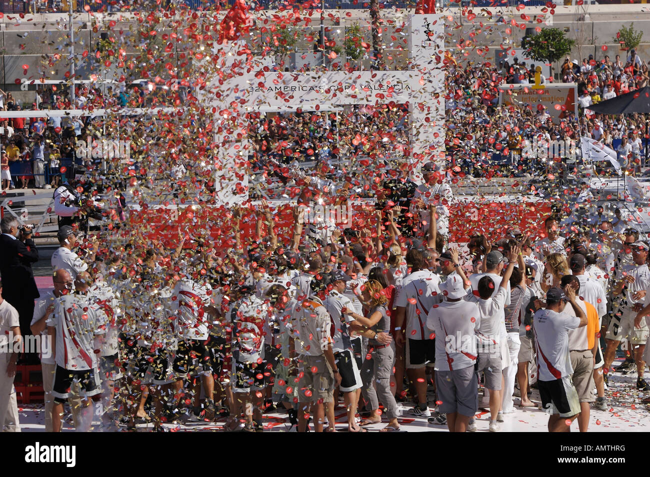 Victory presentation and celebration Stock Photo - Alamy