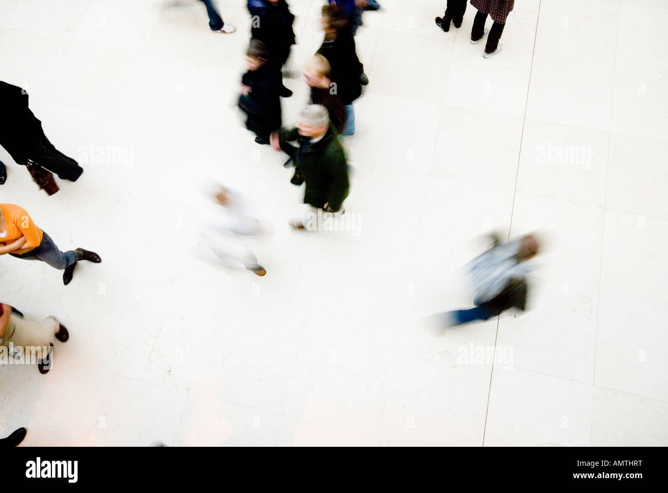 British Museum London rushing people in a white background London Stock ...