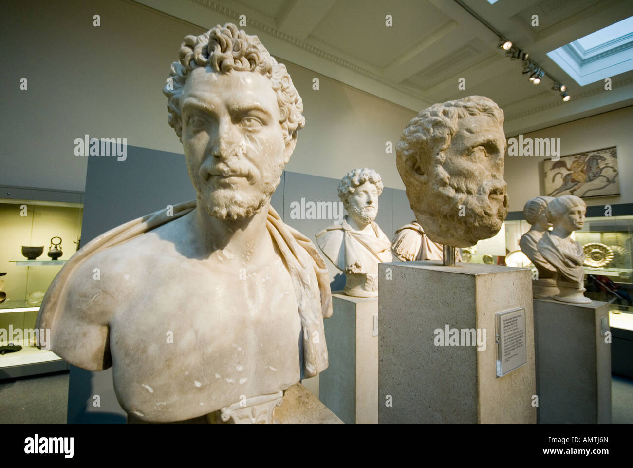 British Museum marble statues London Stock Photo - Alamy