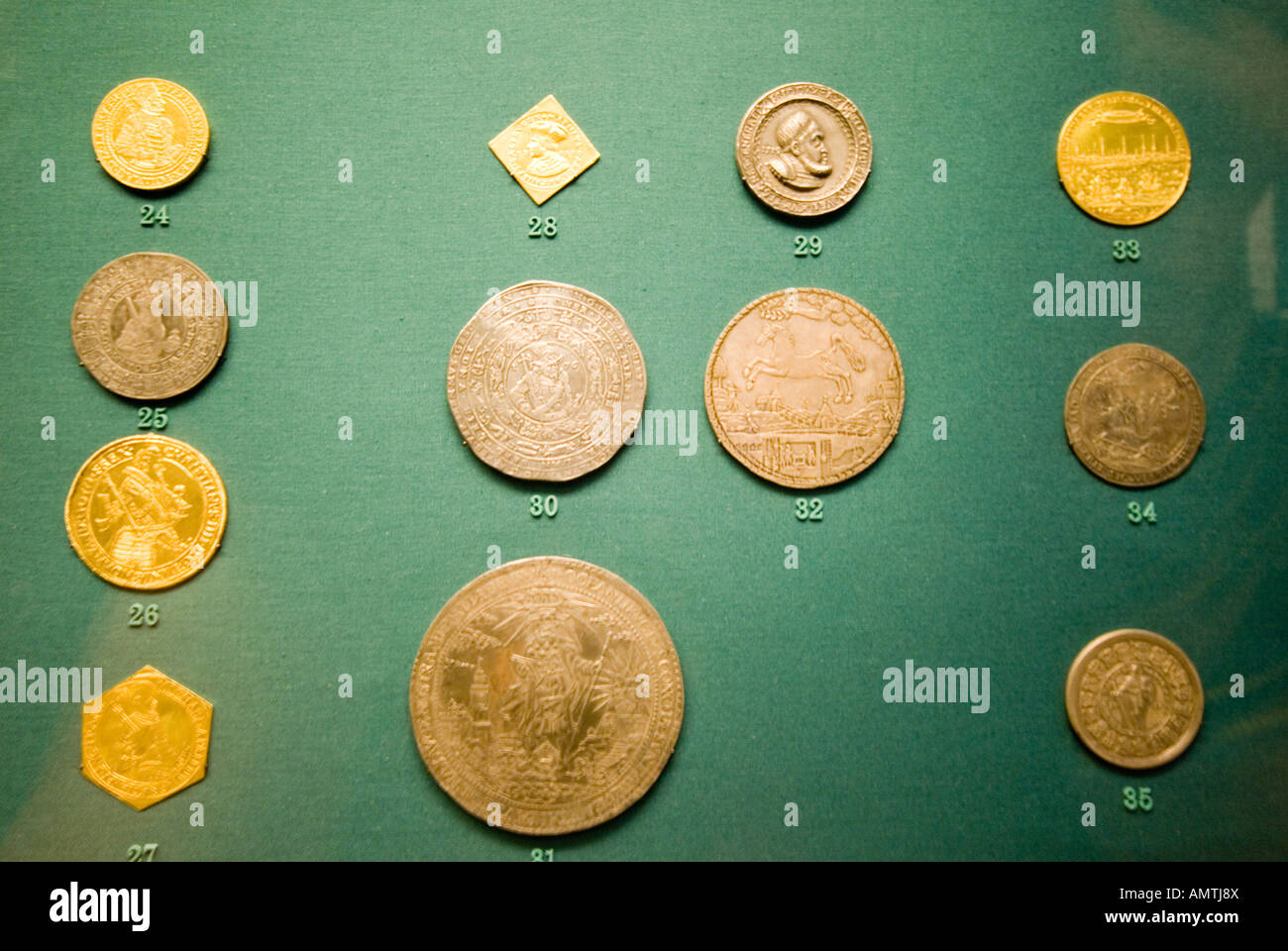 British Museum old coins London Stock Photo - Alamy