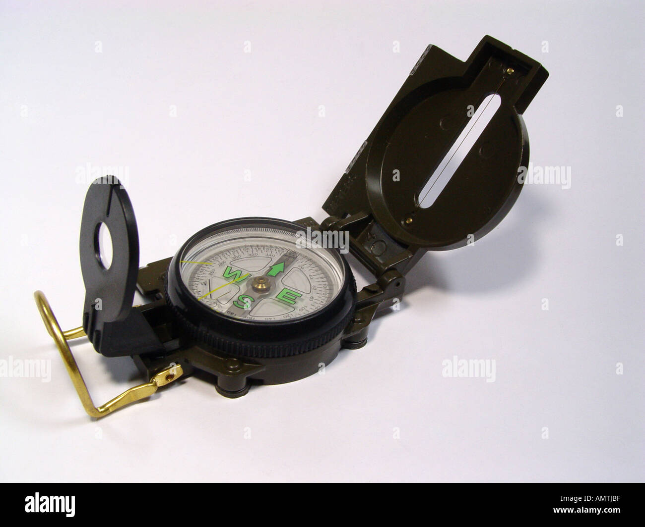 Compass as symbol for orientation and adjustment as well as links in ...