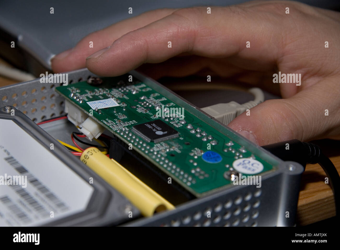 A hard drive repair Stock Photo - Alamy