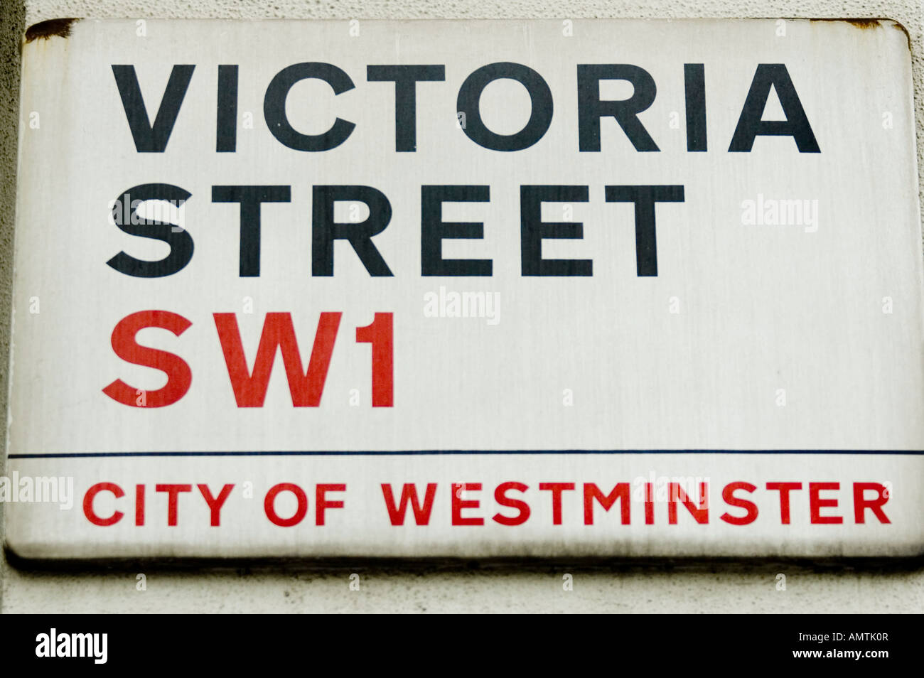 Victoria Street sign London Stock Photo - Alamy