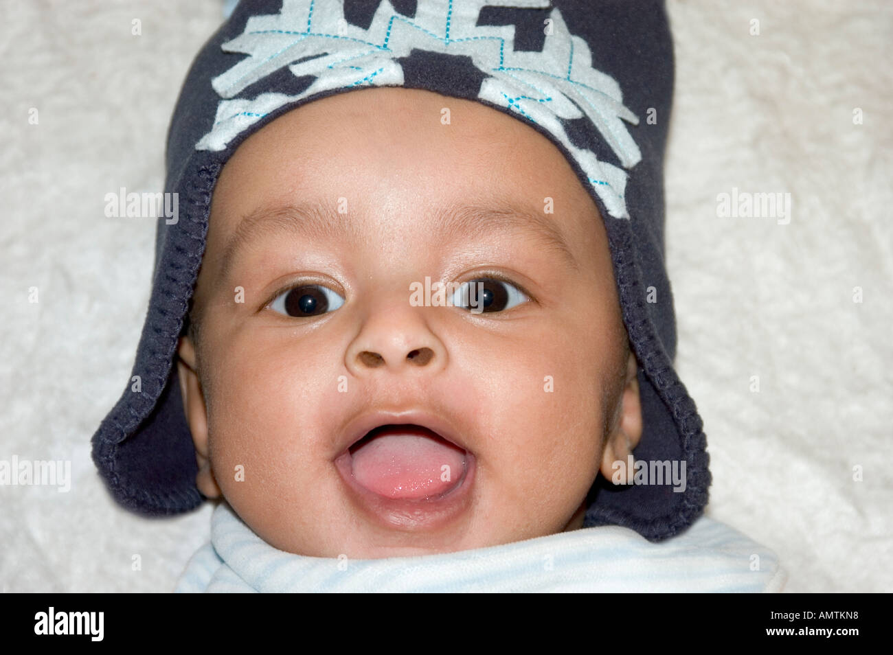 Ethiopian Baby with cap Stock Photo - Alamy