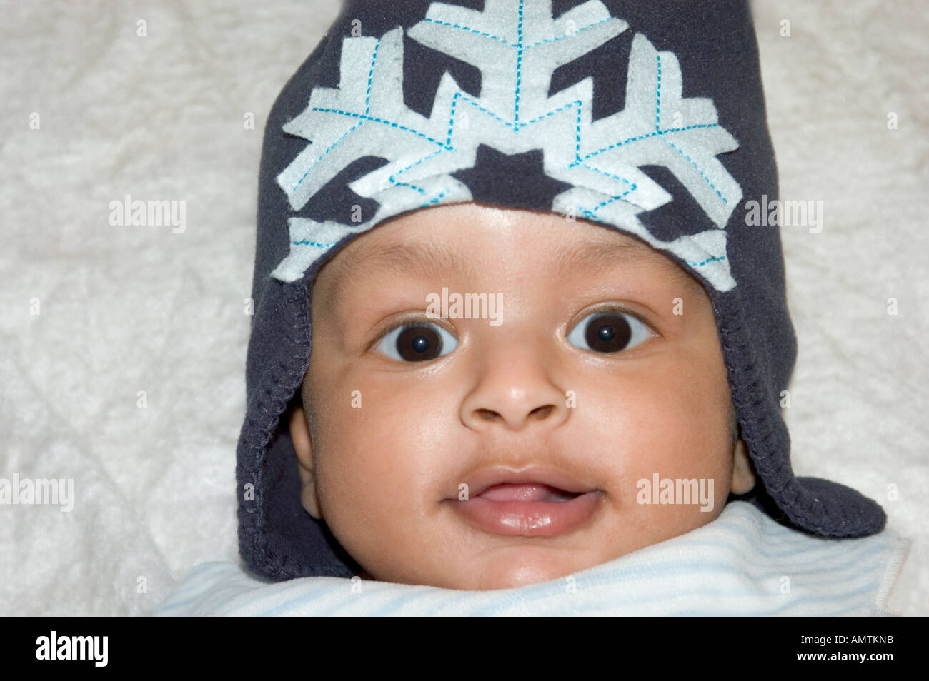 Ethiopian Baby with cap Stock Photo - Alamy