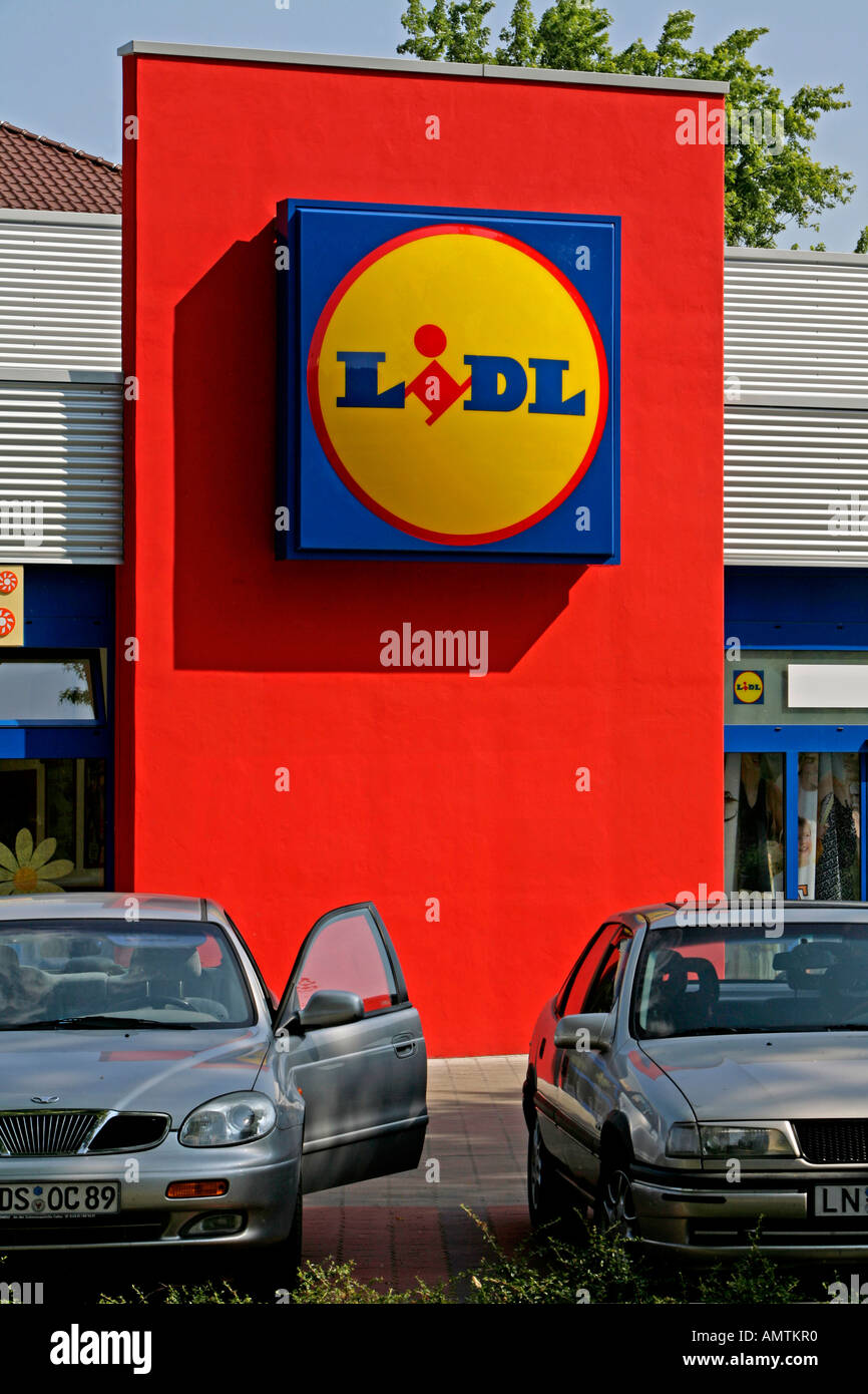 Lidl advertisement at the mall Stock Photo - Alamy
