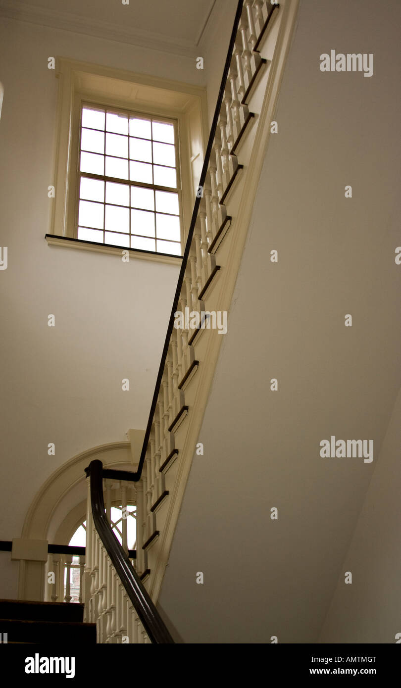 Old Colonial Stairs Stock Photo - Alamy