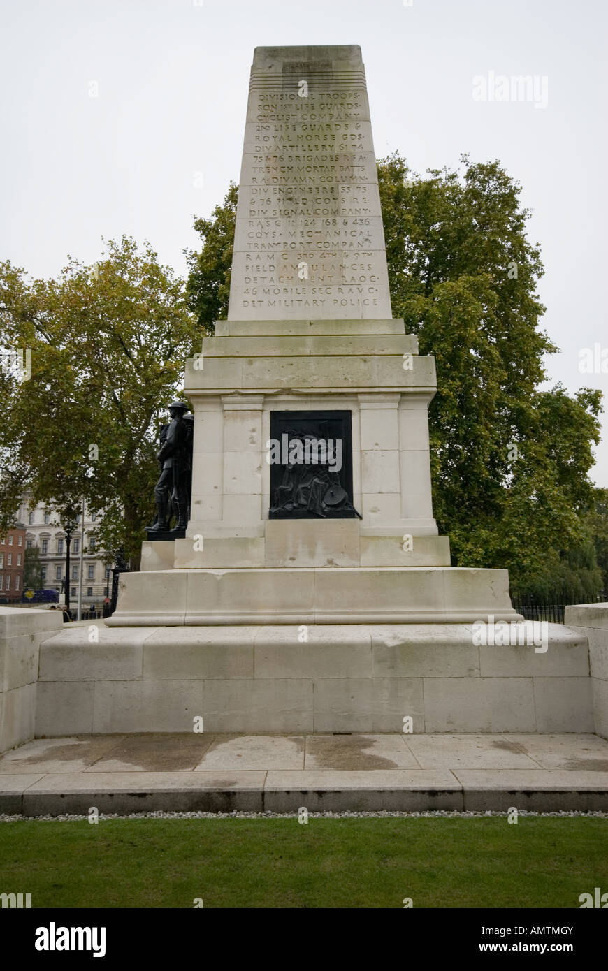 Troop Police monument London Stock Photo - Alamy