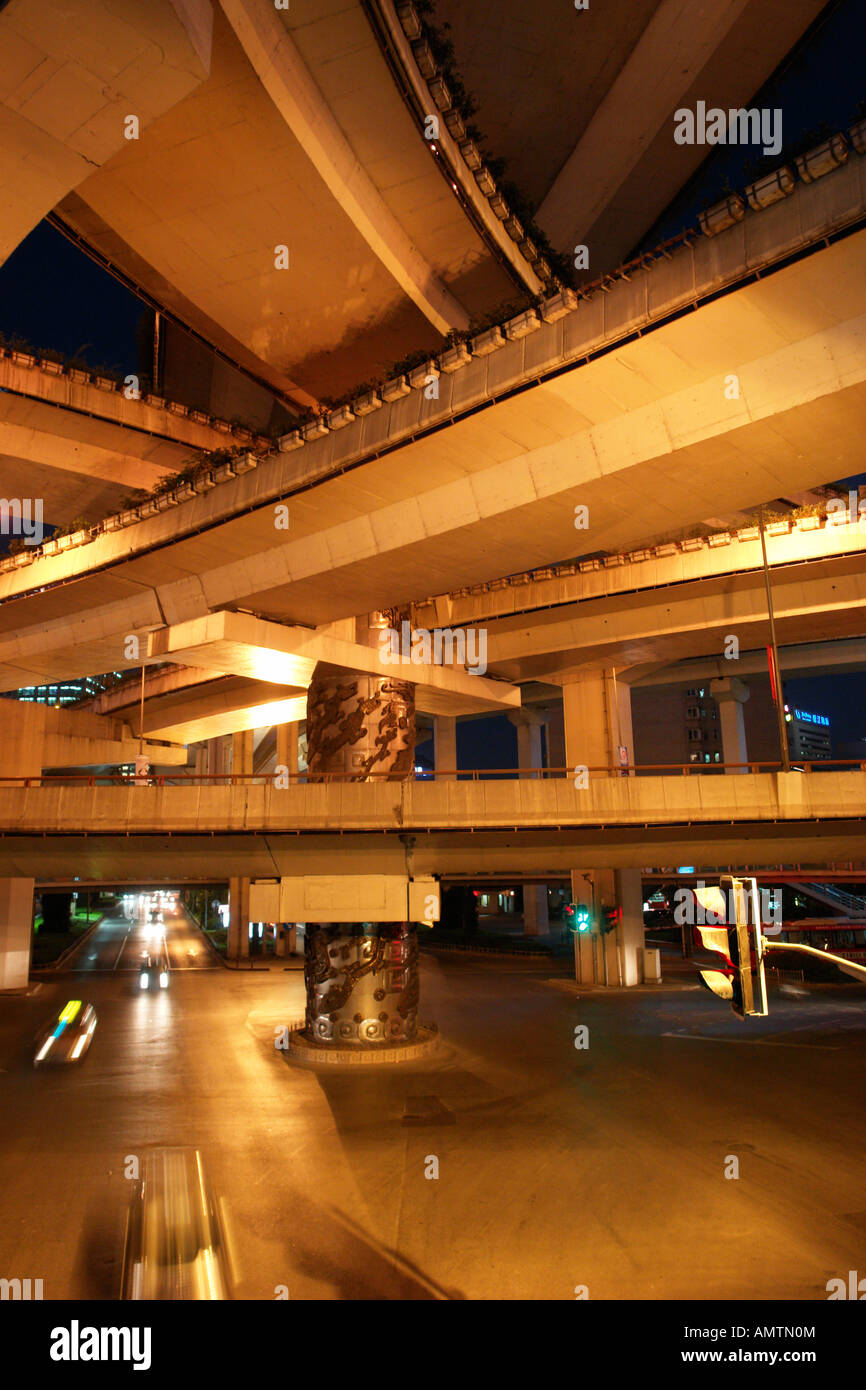 photo of Freeway crossing in Shanghai China Stock Photo - Alamy