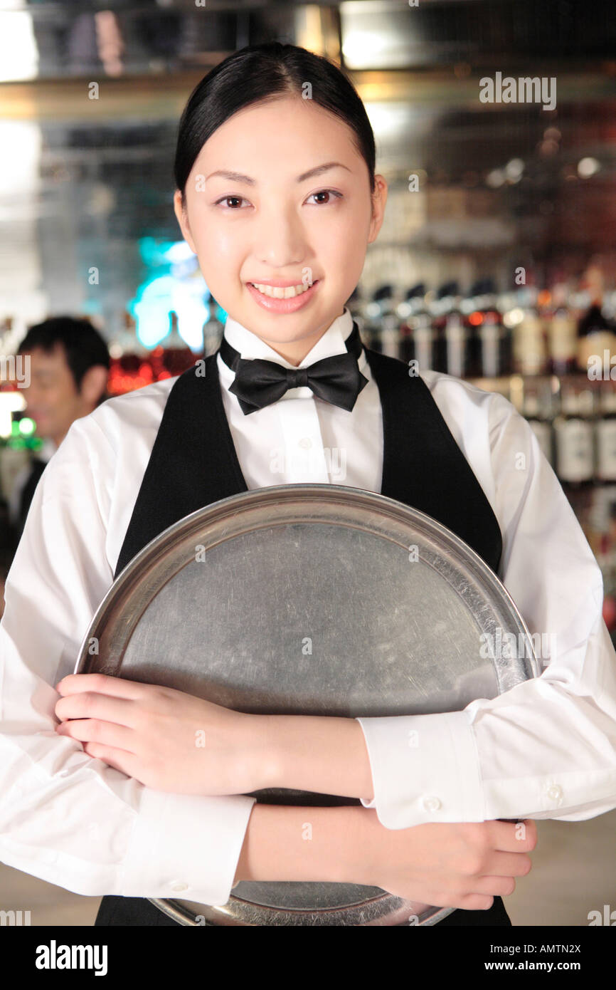 Japanese waitress hi-res stock photography and images - Alamy