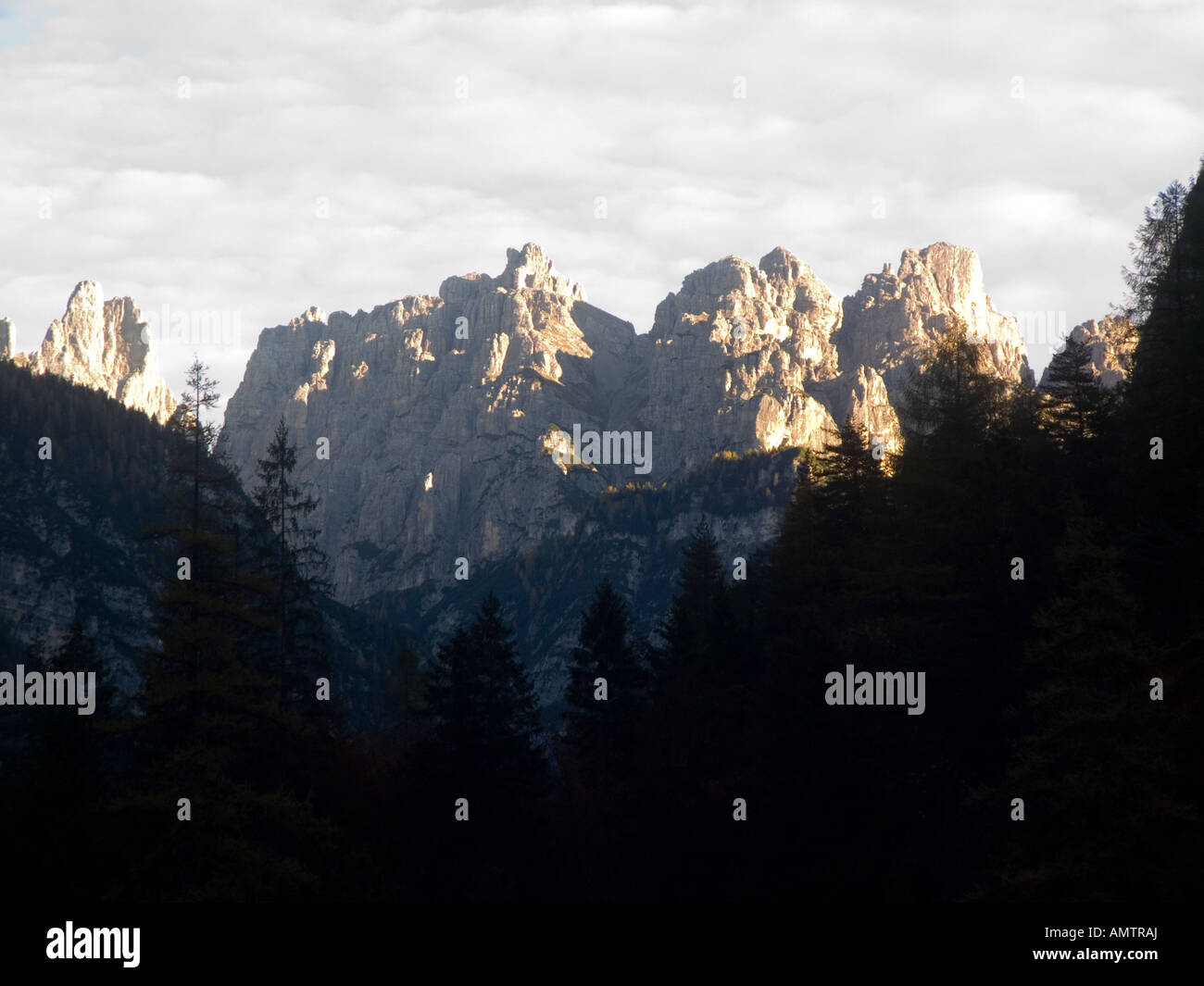 Carnic Alps cadin degli elmi Italy Stock Photo - Alamy