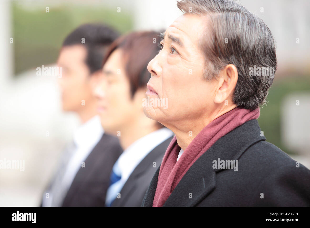 Portrait of Japanese office worker Stock Photo - Alamy