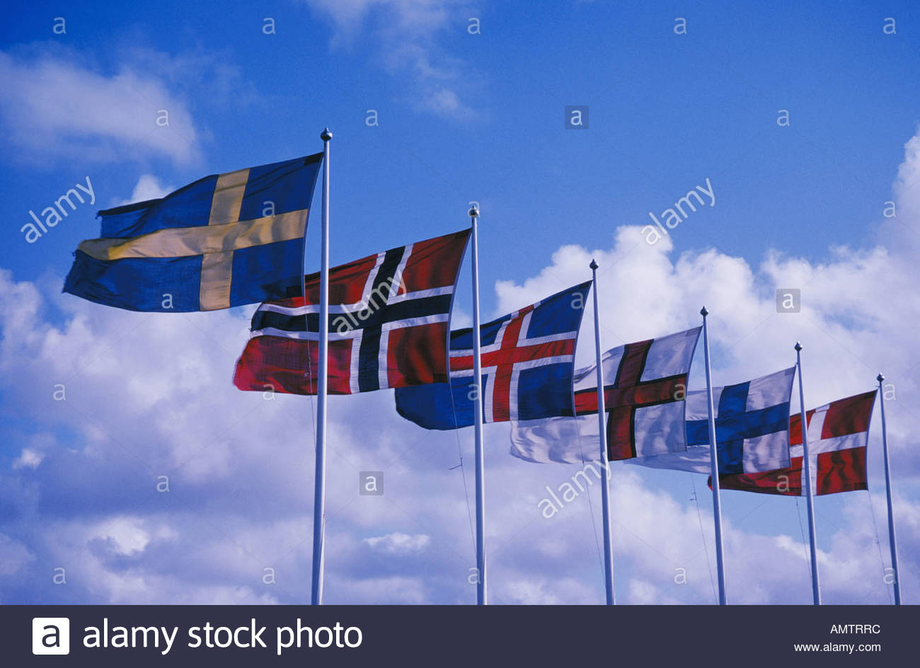 Scandinavian Flags High Resolution Stock Photography and Images - Alamy