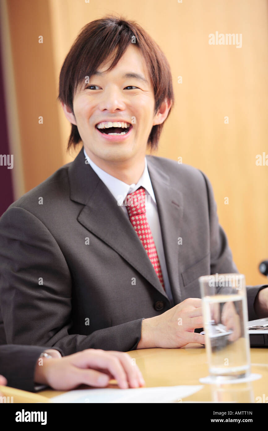 Portrait of Japanese office worker Stock Photo - Alamy