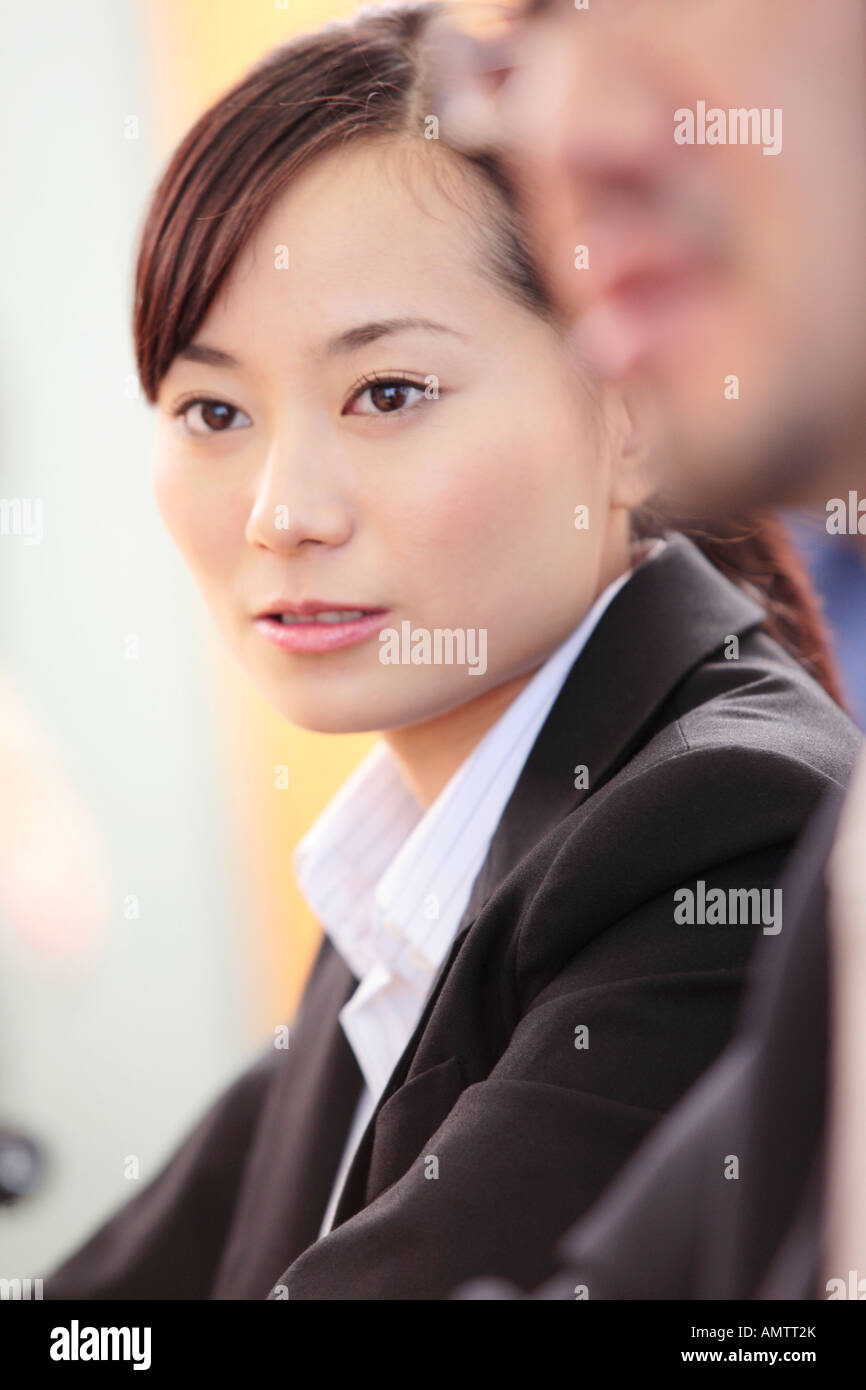 Portrait of Japanese office lady Stock Photo - Alamy