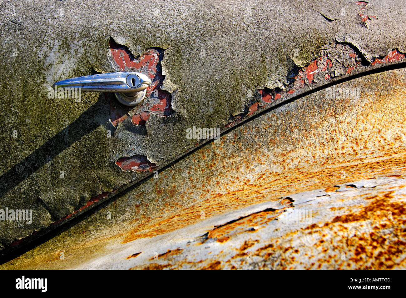 Hood of an old BMW junk car Stock Photo - Alamy