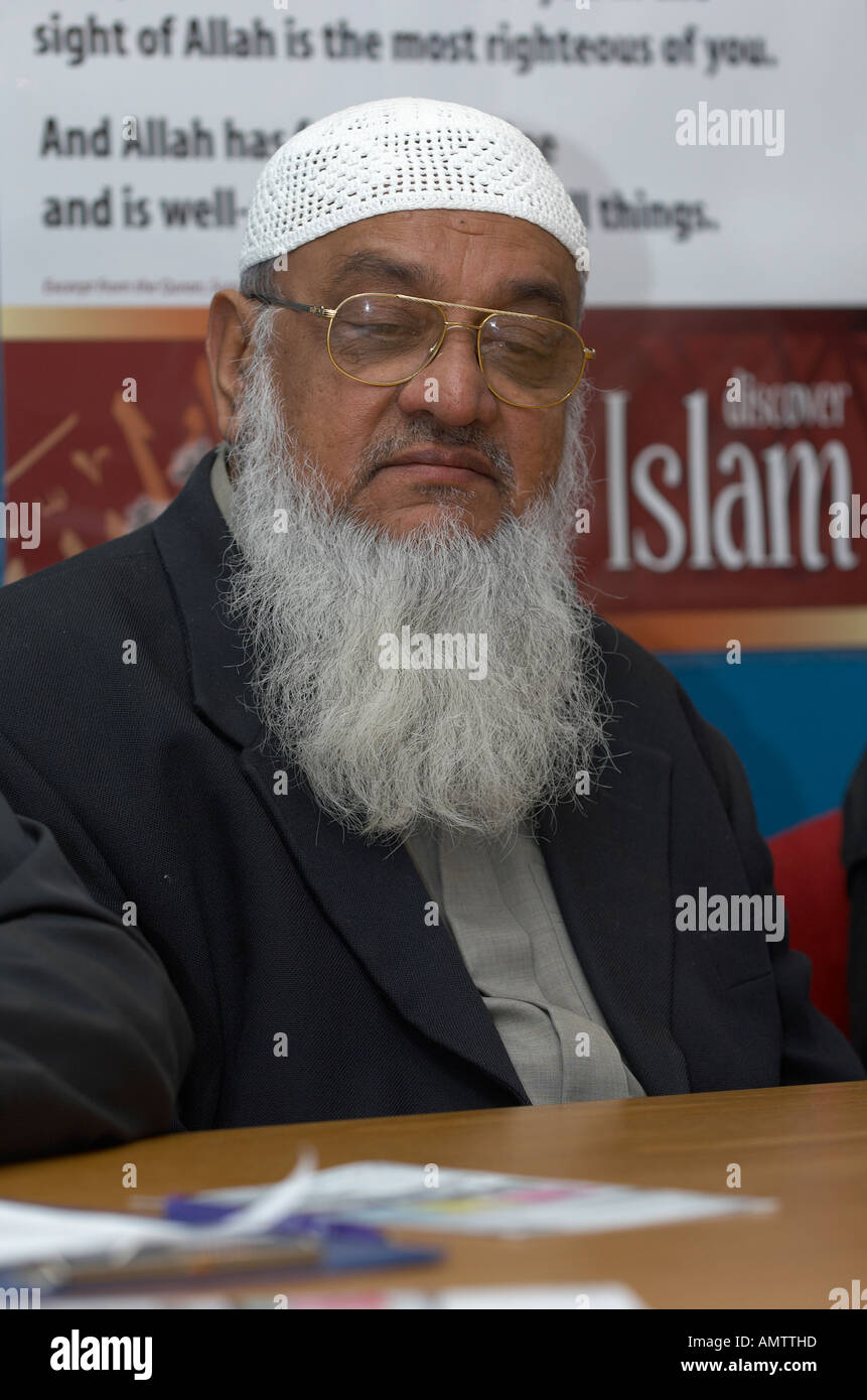 The imam of Edinburgh Central Mosque at a meeting during the Islam ...