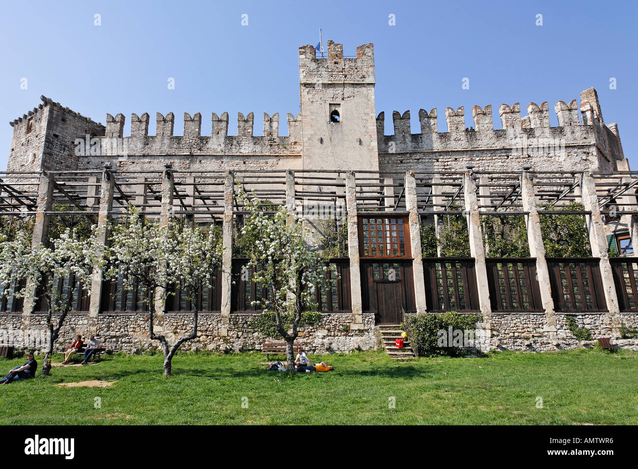 A lemon tree house so called Limonae in front of the castle, Torri del ...