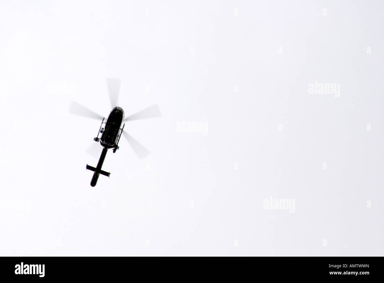 West Yorkshire Police Helicopter in flight Sept 2007 Stock Photo - Alamy
