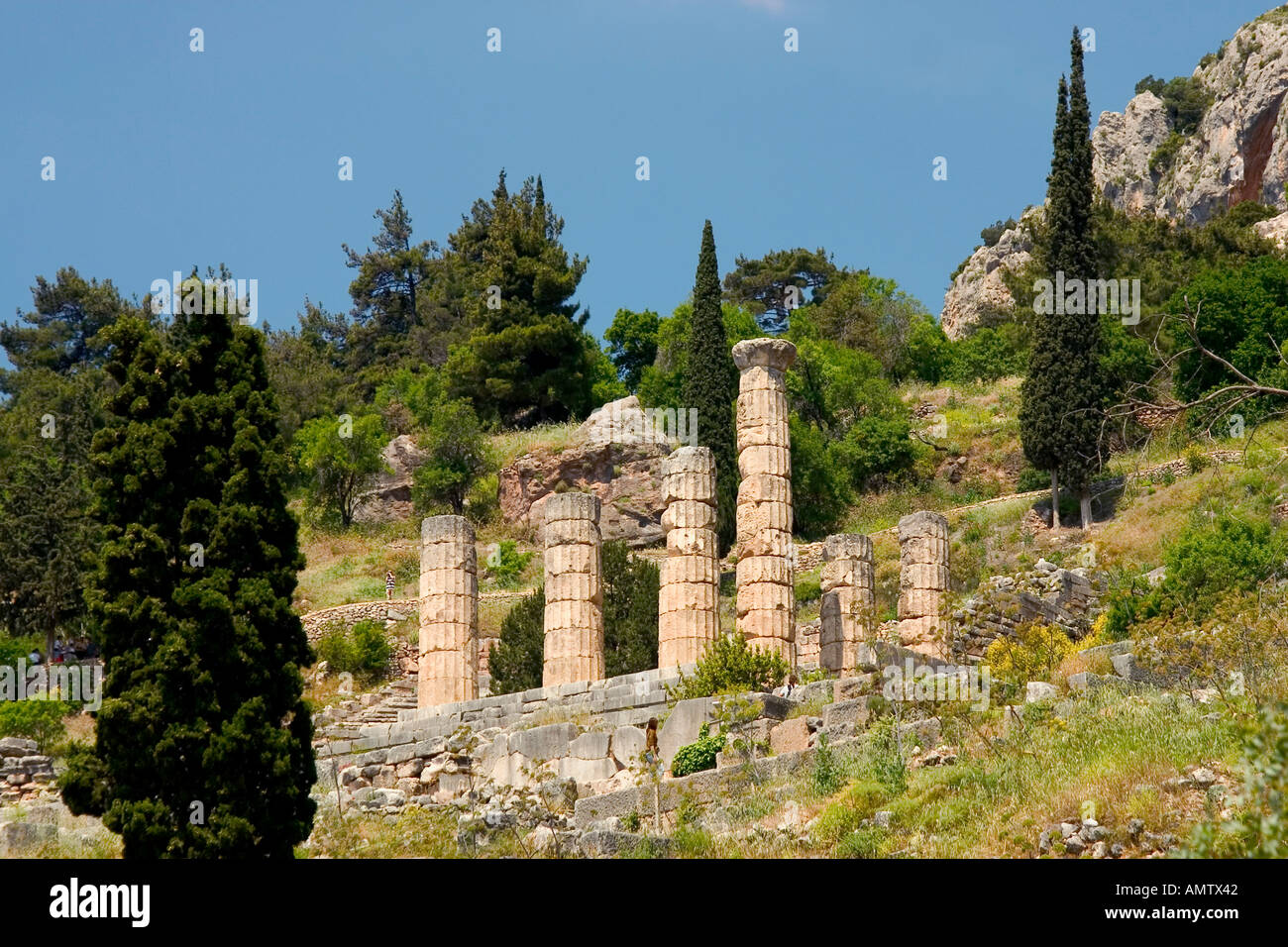 Apollon temple delphi hi-res stock photography and images - Alamy
