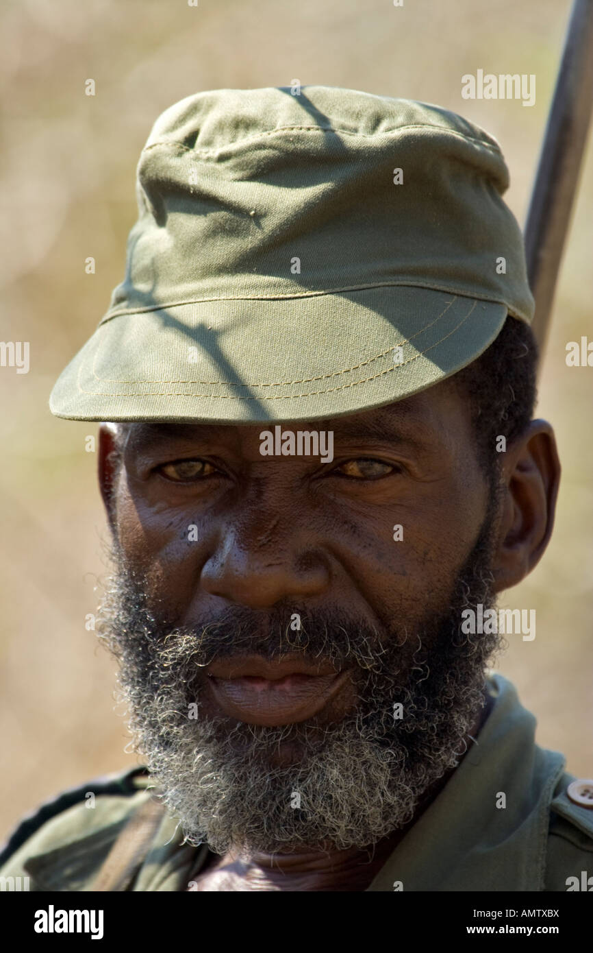 Portrait of a game guard Stock Photo - Alamy