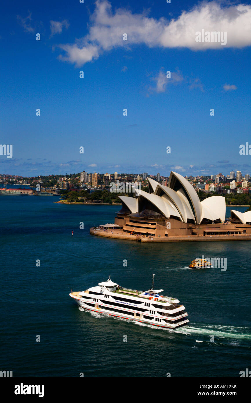 Boats at the Opera House Sydney New South Wales Australia Stock Photo ...